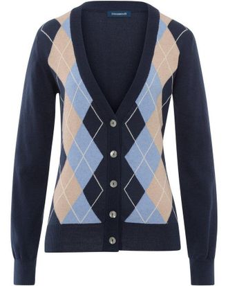 Highmoor Strickjacke Argyle-Cardigan