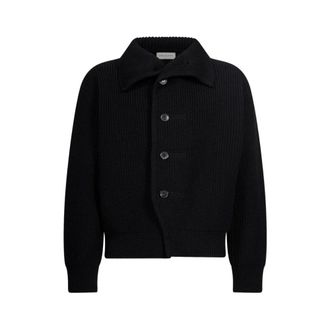 Dries Van Noten Rippstrick-Cardigan - - Knitwear - Herren - Schwarzk - M