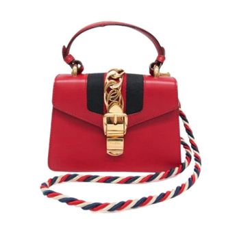 Gucci Pre-owned Sylvie 470270 - Femme - Pre-owned - Rouge - Taille: ONE Size