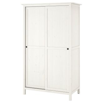 IKEA HEMNES Kleiderschrank mit 2 Schiebetüren