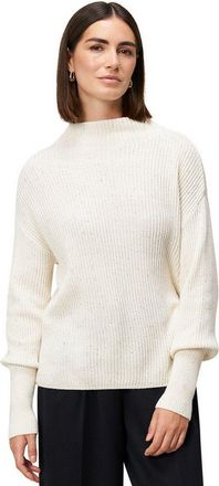 Zero Strickpullover Damen Strickpullover mit Pailletten (1-tlg) Pailletten