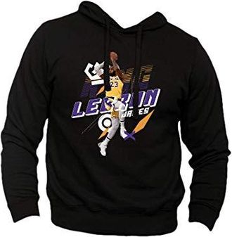 Generico Sweat à capuche Lebron James Champions de Basket-ball, Noir, XS