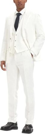 HUGO BOSS Homme, Costumes, Blanc, Taille: L Costume crois&eacute;