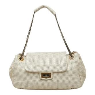 Chanel Pre-owned Vintage Schultertasche - - Pre-owned - Damen - Wei&szlig; - ONE SIZE