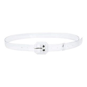 Generic Ceintures tissées pour femme Ceinture large transparente, blanc, 2.8X1X115