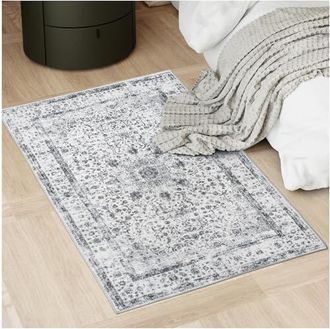 TecTake TecTake Tapis Salon Vintage Tapis Chambre, Salle &agrave; Manger, Antid&eacute;rapant & Lavable 80 x 150 cm, Poils Ras id&eacute;al D&eacute;coration Salon, Bureau, Decoration Ch