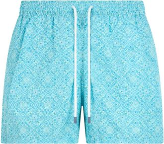 Fedeli Homme, Maillots de bain, Bleu, Taille: 3XL Madeira Swim Shorts