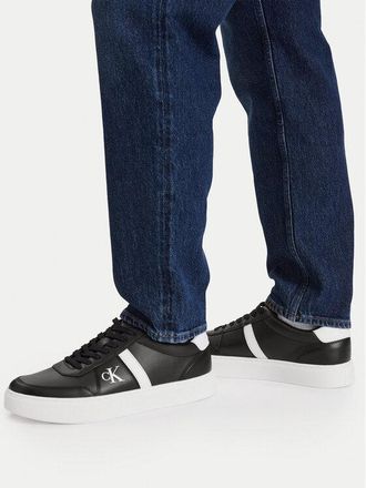 Calvin Klein Sneakers Classic Cups Lace Lth Emb Tongue HM0HM02237 Schwarz