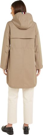 Tommy Hilfiger Damen Parka Wasserabweisend, Beige (Beige), 42