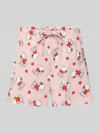 Jake*s Casual Pyjama-Hose im Allover-Look
