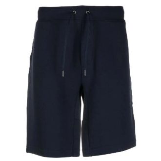 Ralph Lauren Navyblaue Baumwoll-Bermuda-Shorts mit ikonischem Pony-Stickerei - - Shorts - Herren - Blau - L