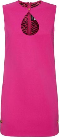 Versace Femme, Robes, Rose, Taille: 38 FR Mini Robe