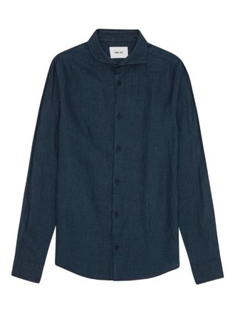 Nn.07 chemise en lin - Bleu