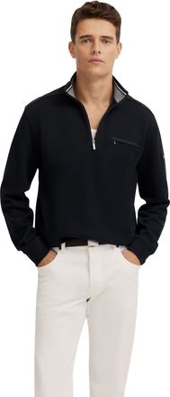 Bugatti Herren Sweatshirt Troyer Brusttasche Baumwolle