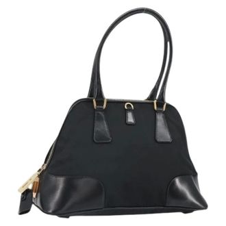 Prada Sac &agrave; main en nylon Pre-owned - Femme - Pre-owned - Noir - Taille: ONE Size