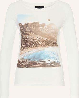 Monari Monari Longsleeve Mit Schmucksteinen weiss