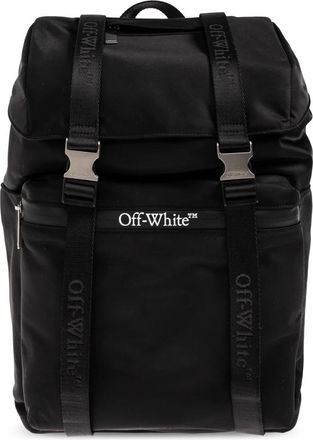 Off-white Homme, Sacs, Noir, Taille: ONE Size Sac &agrave; dos dext&eacute;rieur en nylon