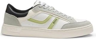 BOSS Hommes Rhys Tenn Baskets Color Block en Similicuir