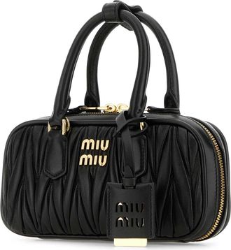 Miu Miu Arcadie Top Handle Bag - Black