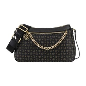 Pollini Klassische Heritage Schultertasche in Schwarz - - Bags - Damen - Schwarzk - ONE SIZE