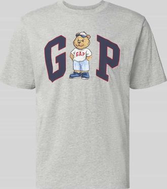 GAP Regular Fit T-Shirt mit Logo-Print