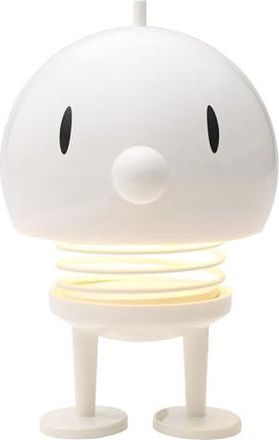 Hoptimist Lampe LED, lampe de chevet tactile, lampe de table sans fil, rechargeable et dimmable, design danois, 15 x 15 x 23 cm, XL, blanc