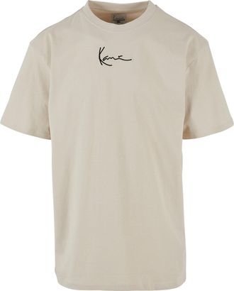 Karl Kani Herren KM-TE011-023-18 KK Small Signature Essential Tee Light Sand Grey, XL