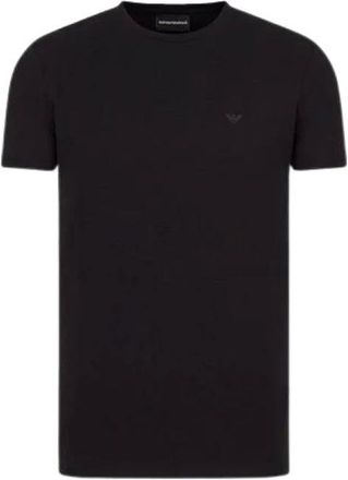 Emporio Armani T-shirt &agrave; manches courtes - Homme - Tops - Noir - Taille: L