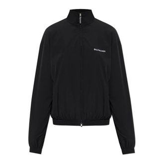 Balenciaga Jacke mit Logo - - Jackets - Damen - Schwarzk - S