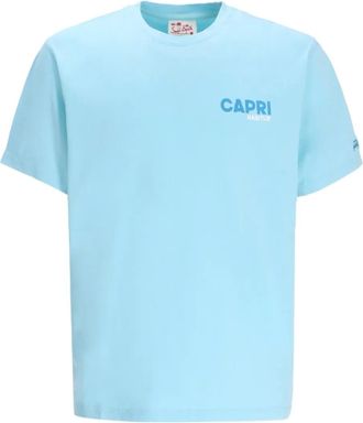 MC2 Saint Barth T-Shirt mit grafischem Print - Blau