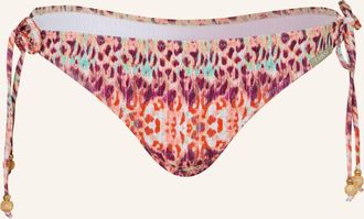 Lidea Lidea Triangel-Bikini-Hose Batikblaze Mit Glitzergarn Und Schmuckperlen lila