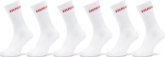 HUGO BOSS Lange Socken HUGO 50510187 Wei&szlig;