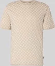 Joop T-Shirt mit Logo-Muster und Rundhalsausschnitt