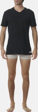adidas Performance Poloshirt T-Shirt Basic V-Neck 3P (Packung, 3-tlg., 3er-Pack)