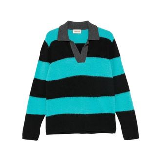ATOMOFACTORY Atomofactory - Pull Col Polo Col V - Homme - Pulls - Multicolore - Taille: XL