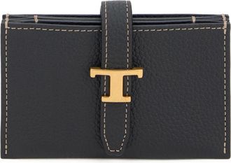 Tod's Femme, Accessoires, Noir, Taille: ONE Size Portefeuille Rectangulaire