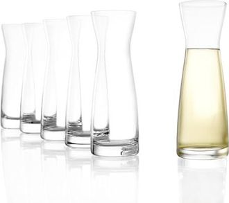 Stölzle Karaffe Universal XS 40 ml 6er-Set - Ideal für Wasser, Saft, Milch & Spirituosen - Hochwertiges Schnapsglas aus bleifreiem Kristallglas - Spülmaschine