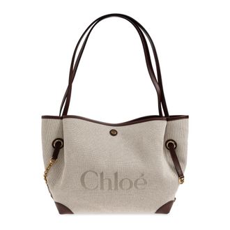 Chlo&eacute; Clover Double Carry Bag - - Bags - Damen - Grau - ONE SIZE