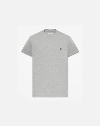 Timberland Dunstan River Kurzarm-T-Shirt mit schmaler Passform f&uuml;r Herren in Grau, Herren, Grau, Gr&ouml;&szlig;e