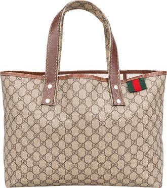Gucci Crossbody Bags - Gucci Canvas GG Monogram Sherry Line Handbag - Gr. unisize - in Braun - f&uuml;r Damen