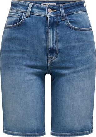 Only Female Jeans-Shorts ONLMADISON Hohe Taille Normal geschnitten Jeans-Shorts