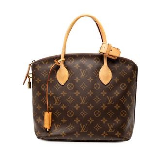 Louis Vuitton Pre-owned Bedruckte Leder-Tragetasche - - Pre-owned - Damen - Braun - ONE SIZE