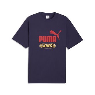 Puma FUTURE.PUMA.ARCHIVE King Relaxed T-Shirt Unisex, Accessoires, Lila, XXS
