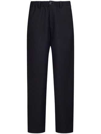 Marni pantalon slim Tropical en laine - Noir