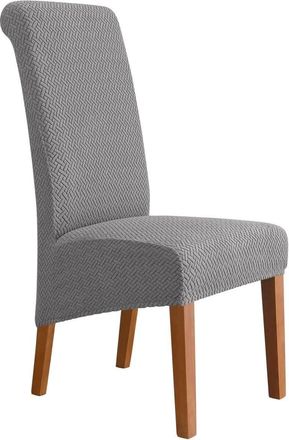Generic Stretch Bezug Universell Für Esszimmerstühle, Fleece & Jacquard Stuhlhussen Abnehmbar & Waschbar Für Hochstuhl, Clubsessel, Bankett & Hochzeitsdeko(Gr
