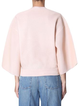 Givenchy Puffed-Sleeve Silk Shirt - Pink
