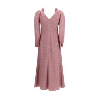 Alessandra Rich Womens Multicolor Silk Casual Dress