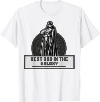 Star Wars Classic Vatertag Darth Vader Best Dad In Galaxy T-Shirt