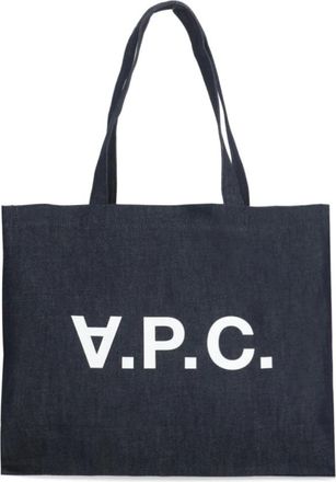 A.P.C. A.p.c., Femme, Sacs, Bleu, Taille: ONE Size Tote Bag