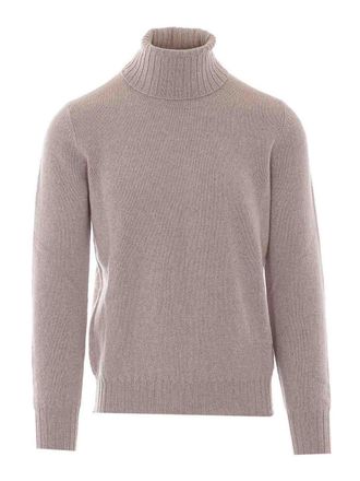 Alpha Studio Pull Col Roul&eacute; - Beige